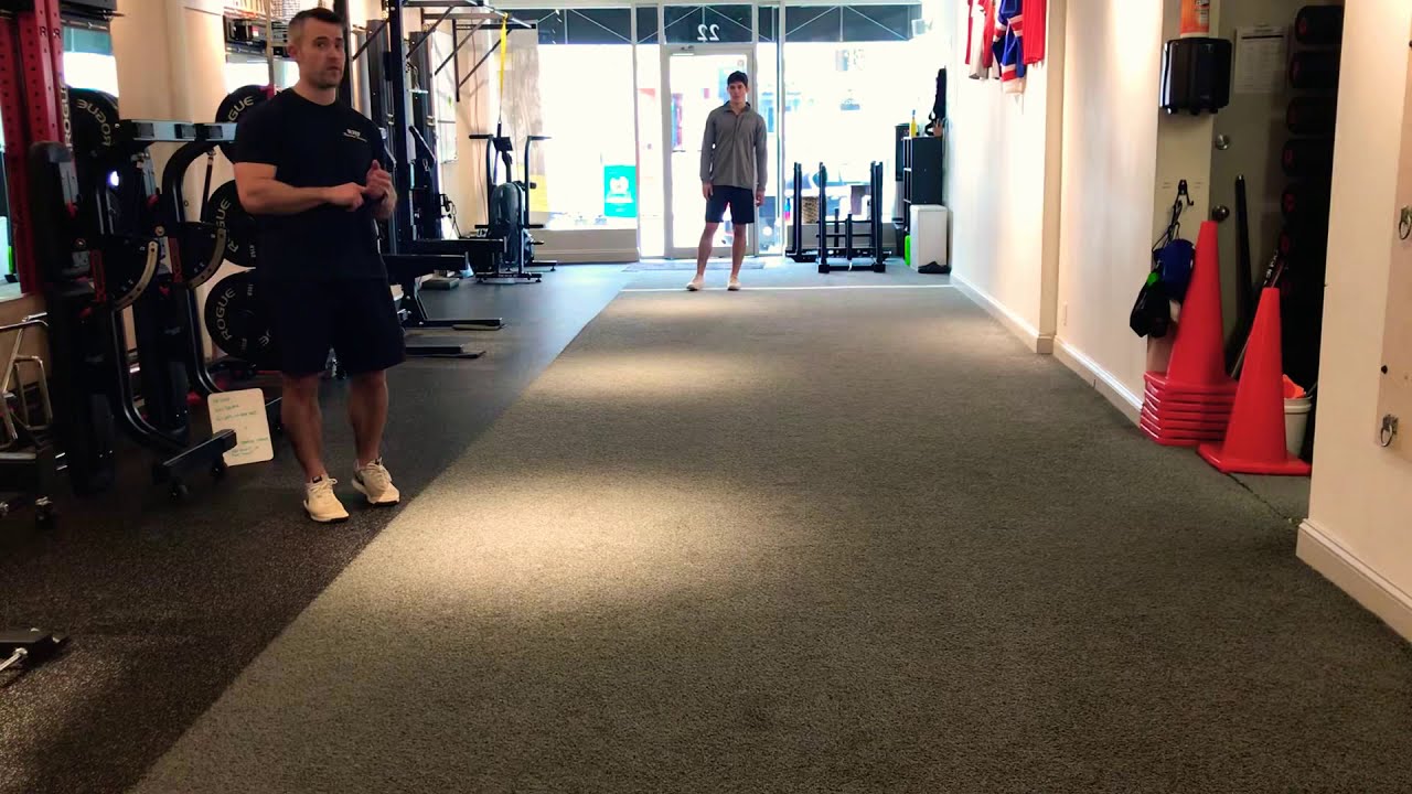 40 Yard Shuttle Sprint - YouTube