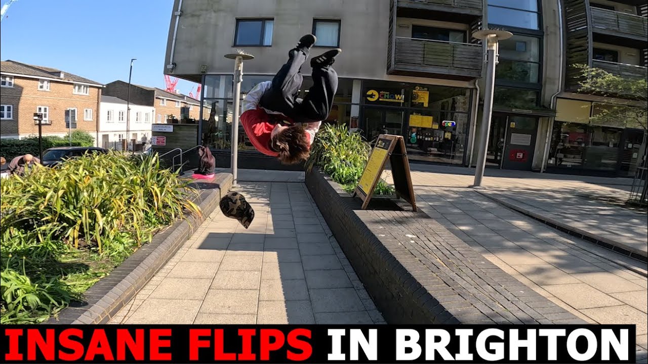 INSANE Flips in Brighton - Vault Vlogs! - YouTube