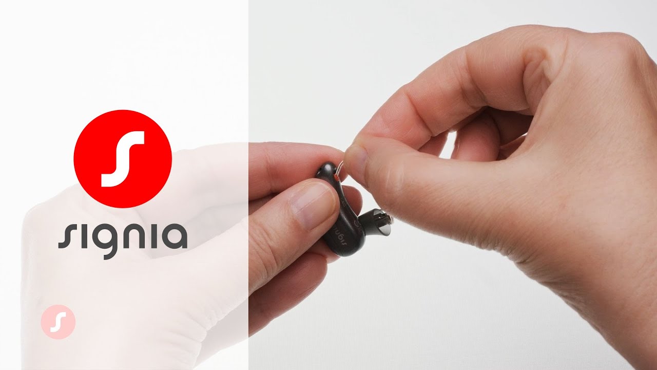 How to exchange a miniReceiver 3.0 | Signia Hearing Aids - YouTube