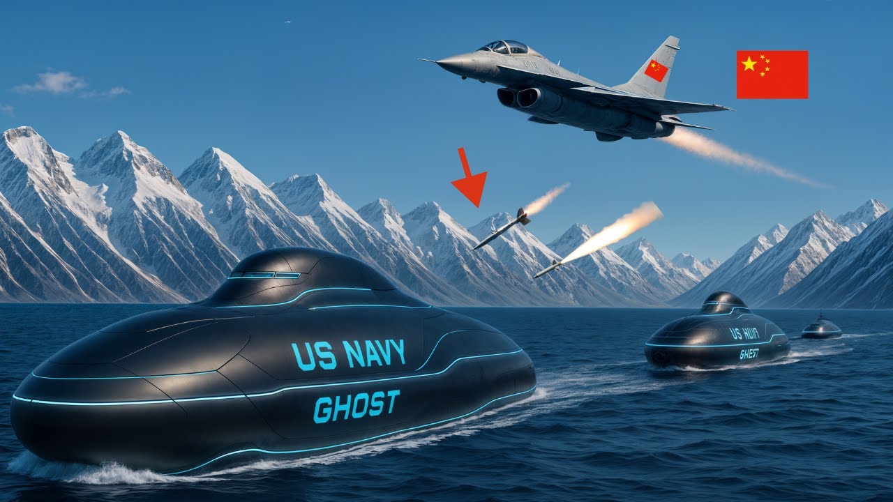 US Unveils GHOST Submarine That Vanishes Underwater - YouTube