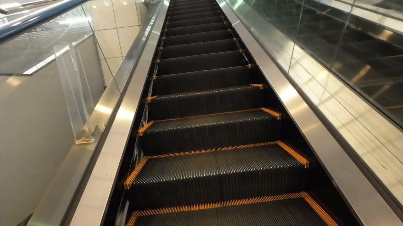 [escalator ride] Osaka Japan, Nankai Izumi Otsu Station, Nankai Railway, Gate, Izumi Otsu City ...