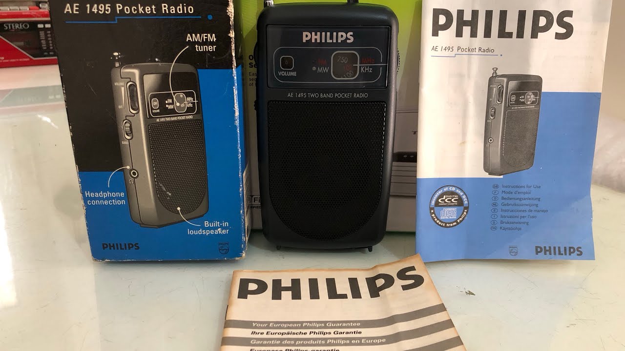 Philips-AE 1495 pocket-Fm/aAm Radio (9897770602( - YouTube