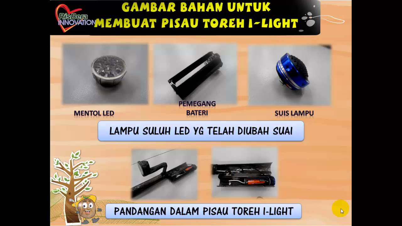 RisBera - Pisau Toreh I-Light - YouTube