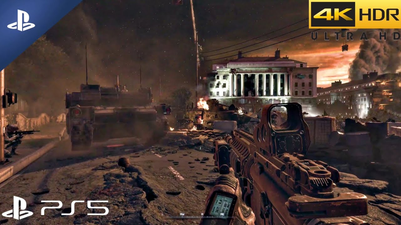 (PS5) Battle of Washington D.C. - Realistic ULTRA Graphics Gameplay [4K ...