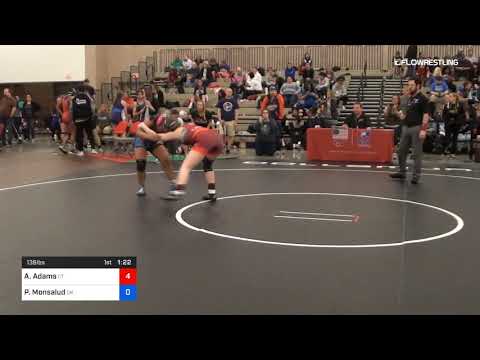 136 Lbs Quarterfinal Alexis Adams Team Connecticut Vs Princess Monica Monsalud Team Oklahoma