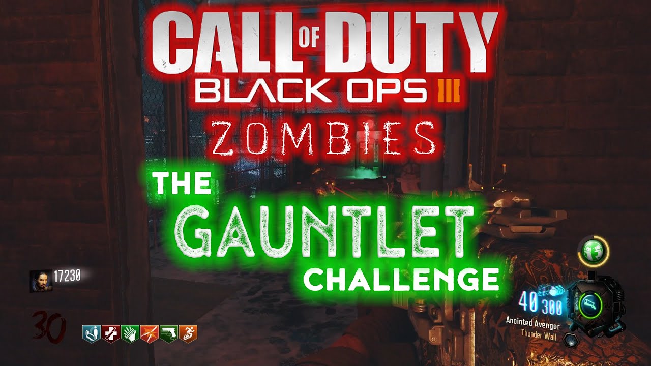 COD BLACK OPS 3 ZOMBIES - "THE GAUNTLET" CHALLENGE - THE GIANT BO3 ...