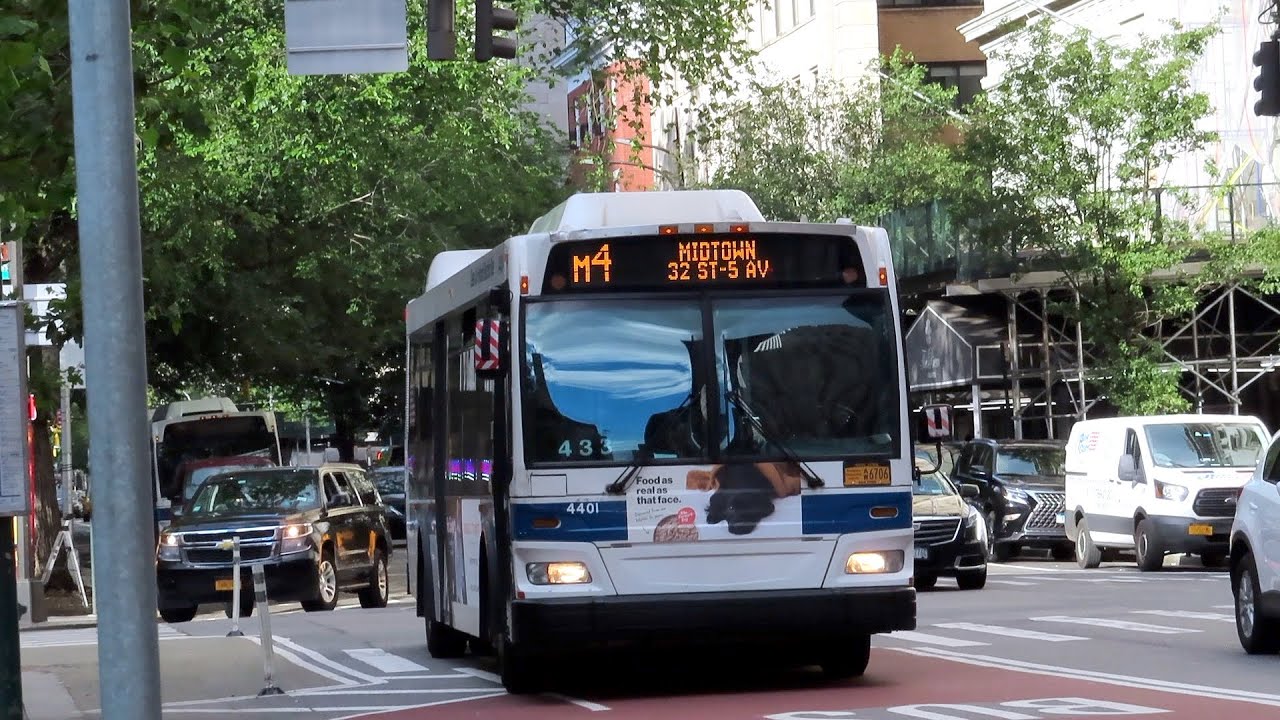 MTA New York City Bus: 2009 Orion VII NG Hybrid 4401 on the M4 Bus ...