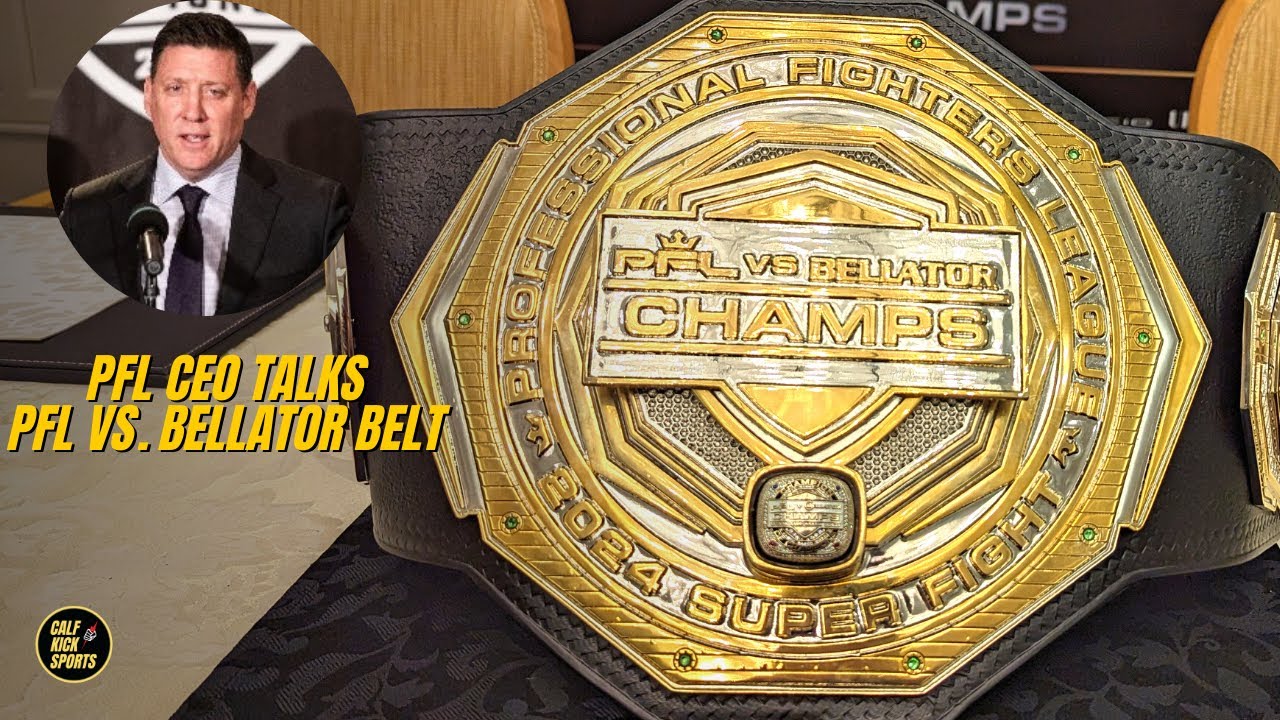 PFL CEO Peter Murray Talks PFL vs. Bellator Championship Belt - YouTube