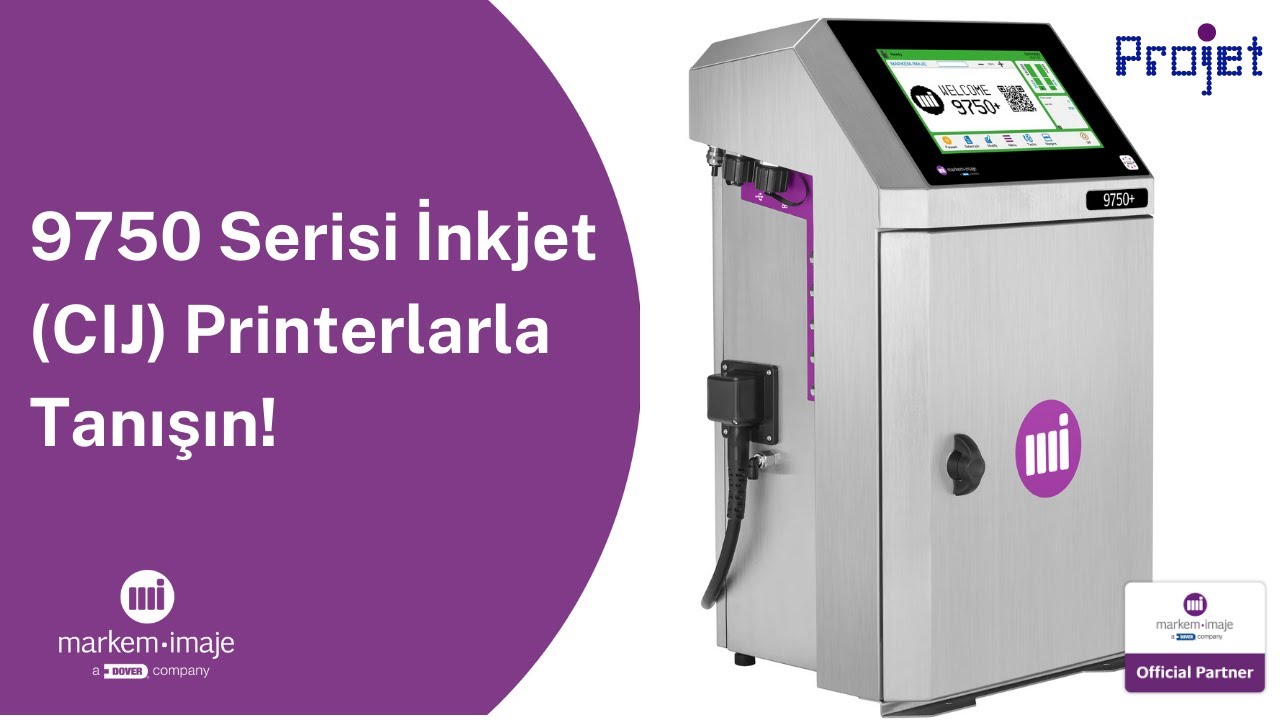 Markem-Imaje 9750 Serisi Inkjet Kodlama- Markem-Imaje 9750 Serisi CIJ ...