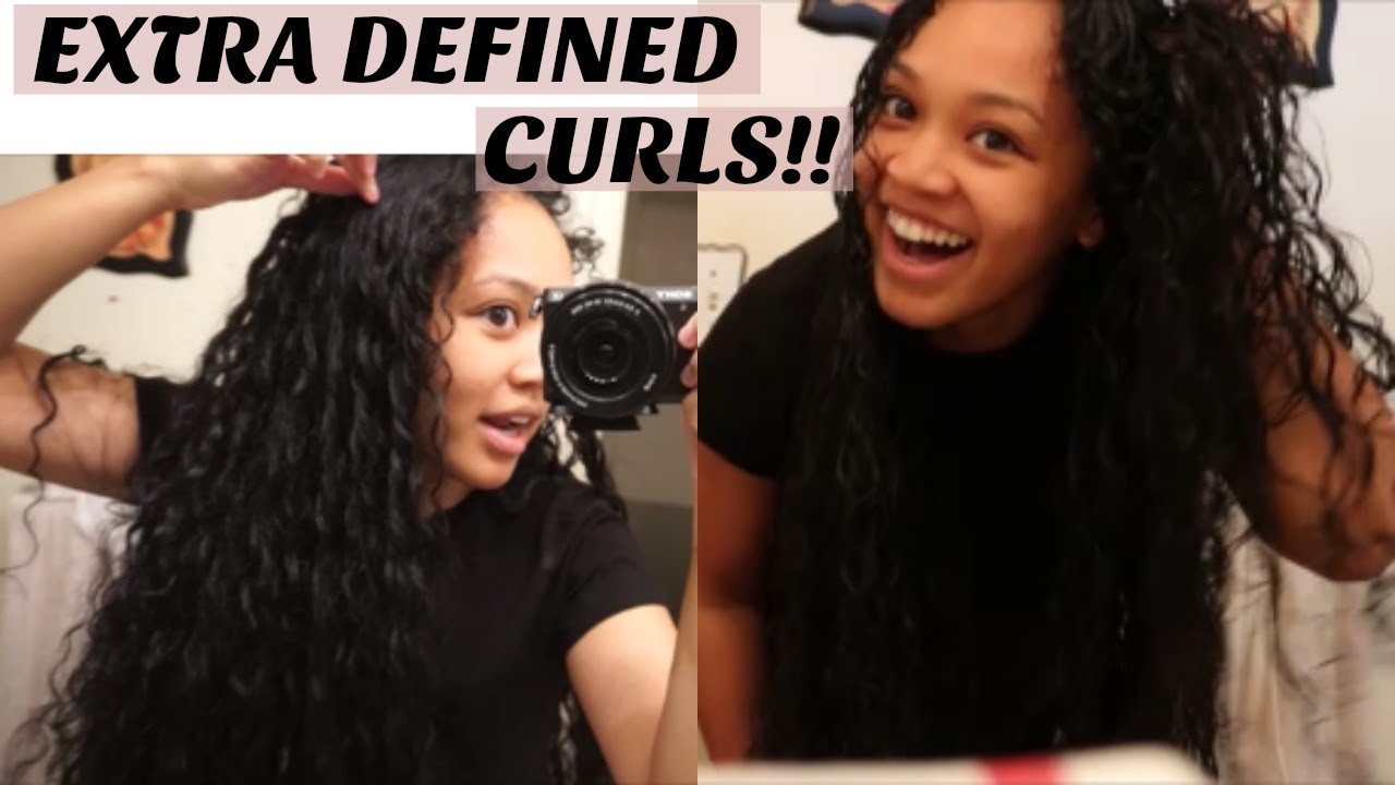 HOW TO: Define Natural Curls | The Shingling Method - YouTube