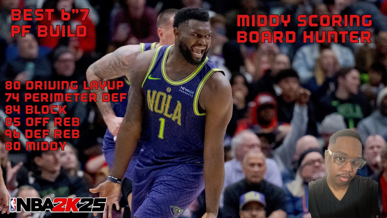 NBA 2K25 Best Center Build 6'7 Middy Scoring Board Hunter - YouTube