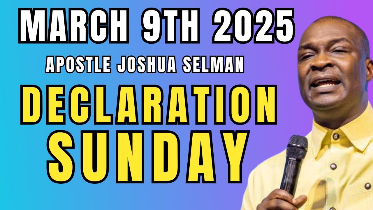 09-03-2025 Apostle Joshua Selman SUNDAY Morning Declaration to Command ...