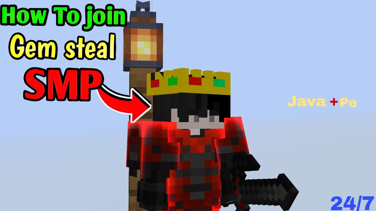 🔴 JOIN GEM STEAL SMP| SEASON 2 24/7 JAVA + BEDROCK || #minecraft #live ...