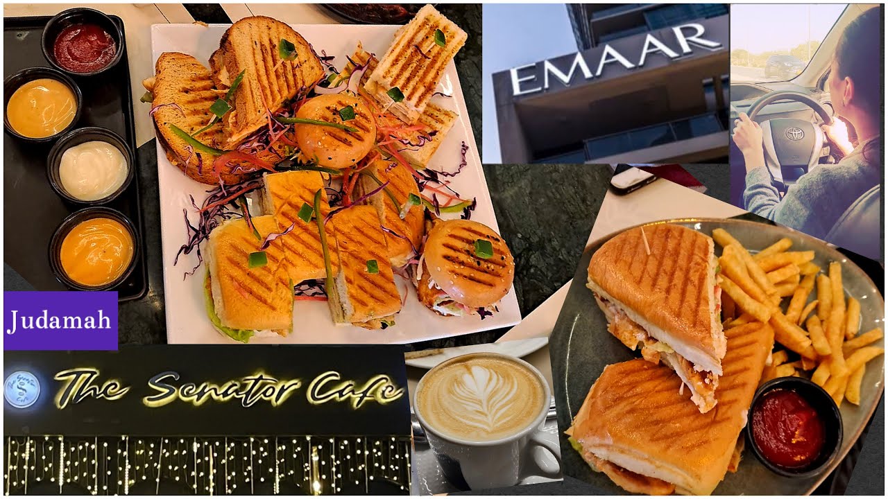 The Senator Cafe | Review by Judamah | Emaar | Dubai in Karachi - YouTube