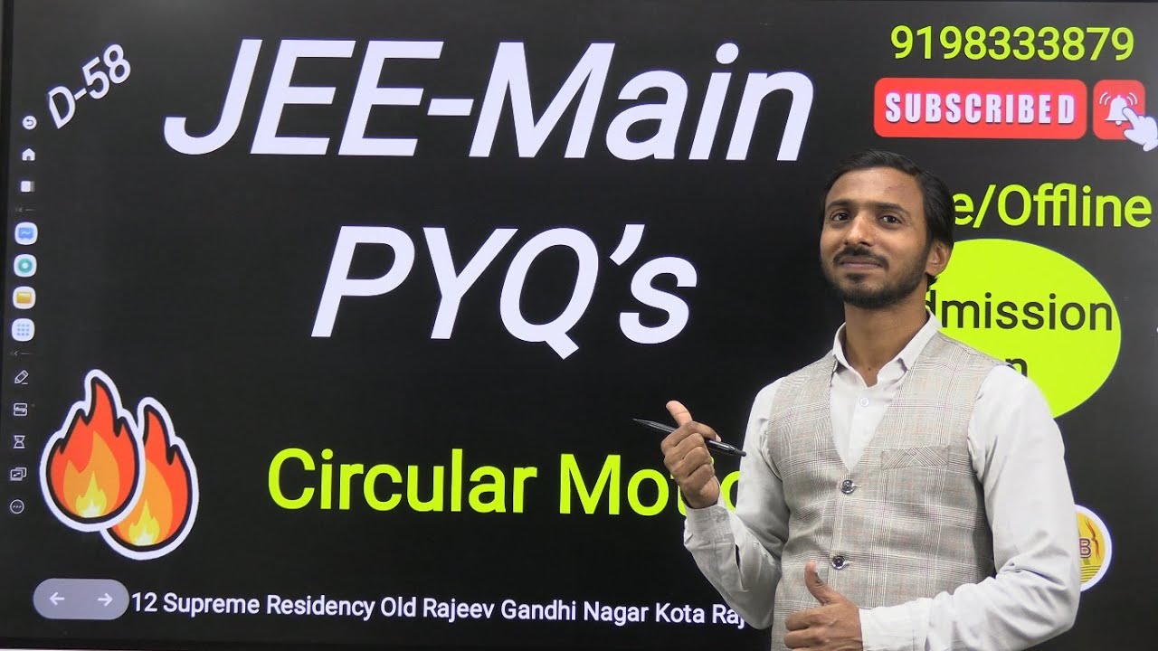 Circular Motion JEE Mains PYQs | Circular Motion JEE Mains PYQ ...