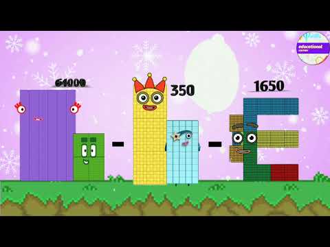 Meet the big numberblocks christmas party | maths adventures # ...