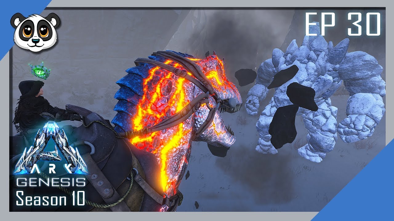 ARK: Genesis Season 10 | EP 30 | Lets Try again, Ice Golem Taming ...