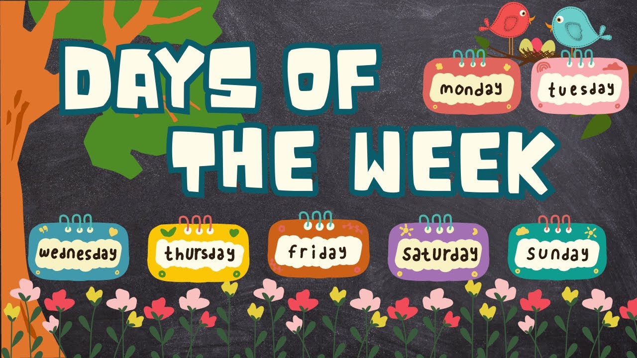 Days Of The Week I Exploring the Week for Toddlers and Kids I Learn ...