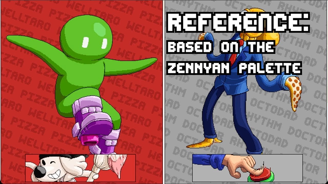 All of Welltaro's Alternate Costumes in Fraymakers (+ References) - YouTube