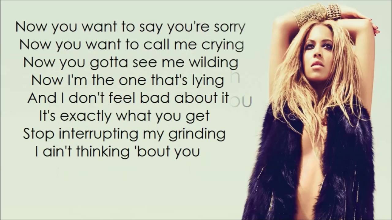Beyoncé - Sorry (Lyrics) - YouTube
