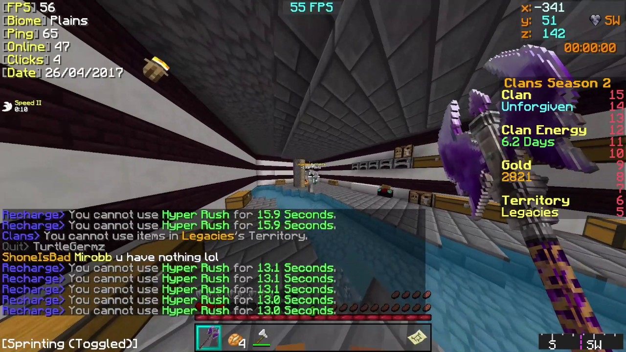 Hacker Clans-9! Lost Gator's Tooth, Hyper Axe, Broadsword - YouTube