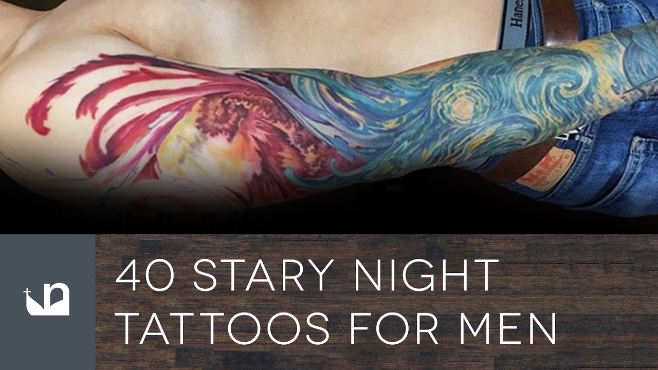 40 Stary Night Tattoos For Men - YouTube