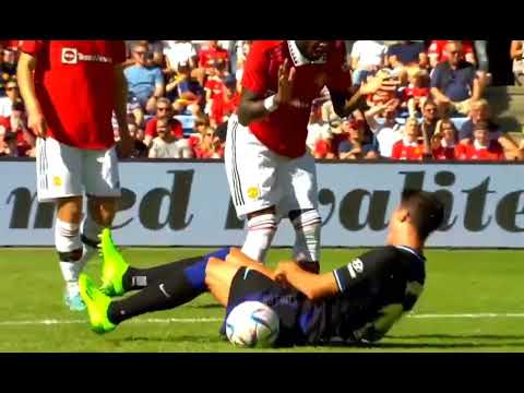 Alvaro Morata & Fred Fight || Manchester United vs Ath. Madrid 1-0.