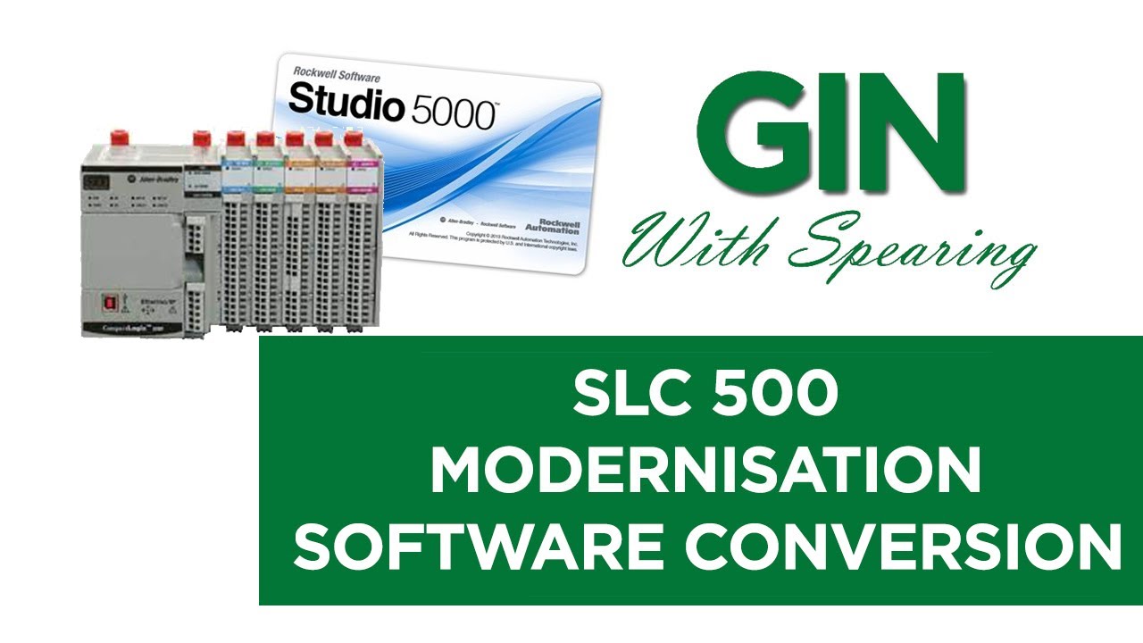 SLC 500 Modernisation Part 2 - Software Conversion - YouTube