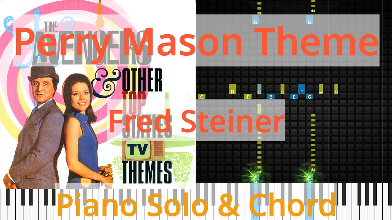 🎹Solo & Chord, Perry Mason Theme, Fred Steiner, Synthesia Piano - YouTube