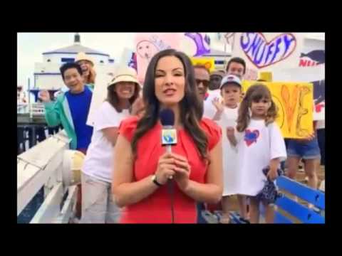 Interesting Shark Week commercial, A creative advertisement featuring ...