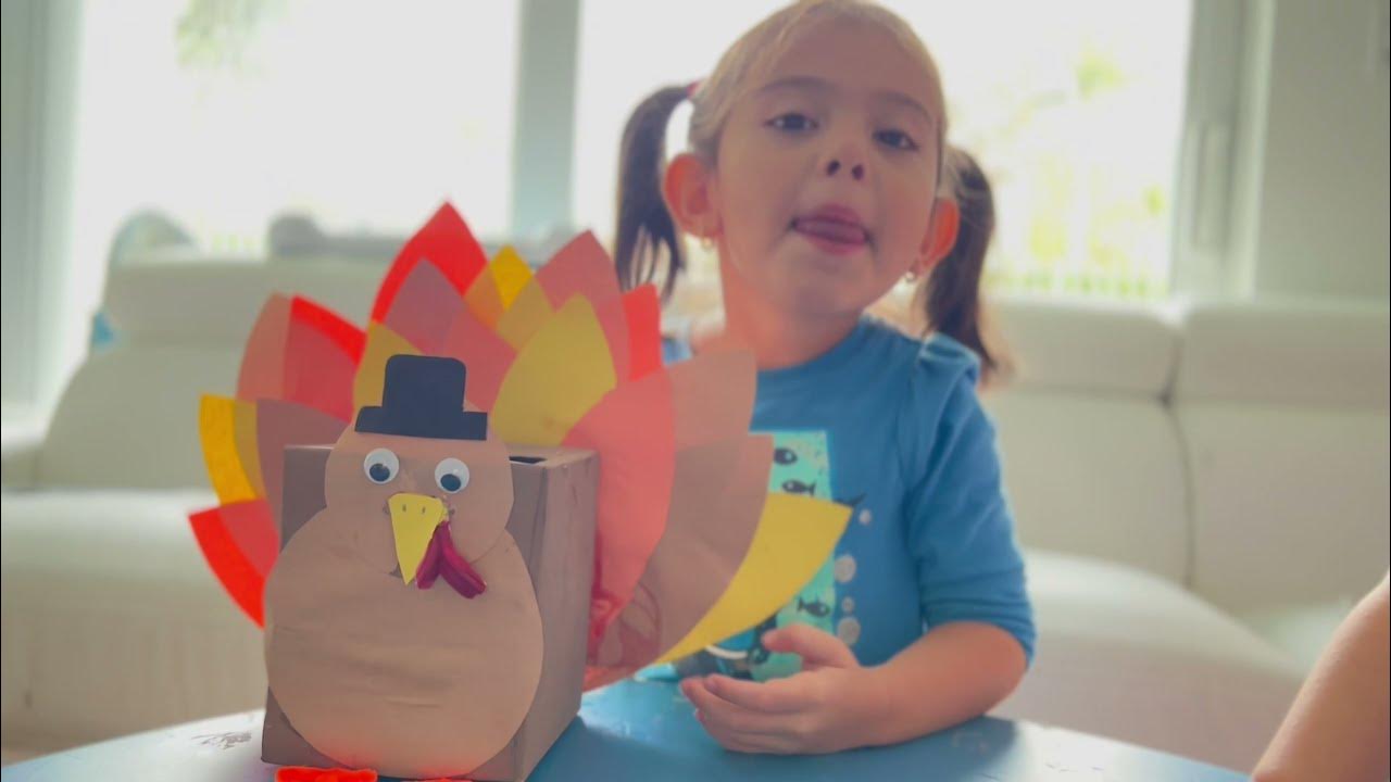 THANKSGIVING TURKEY kids, Como hacer el Pavo Perfecto para Acción de ...