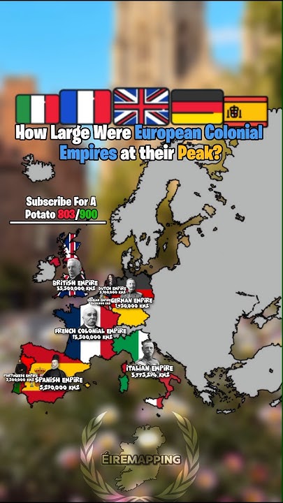 How large were European Empires at their peak 🇪🇺 #fyp #mapping #europe ...