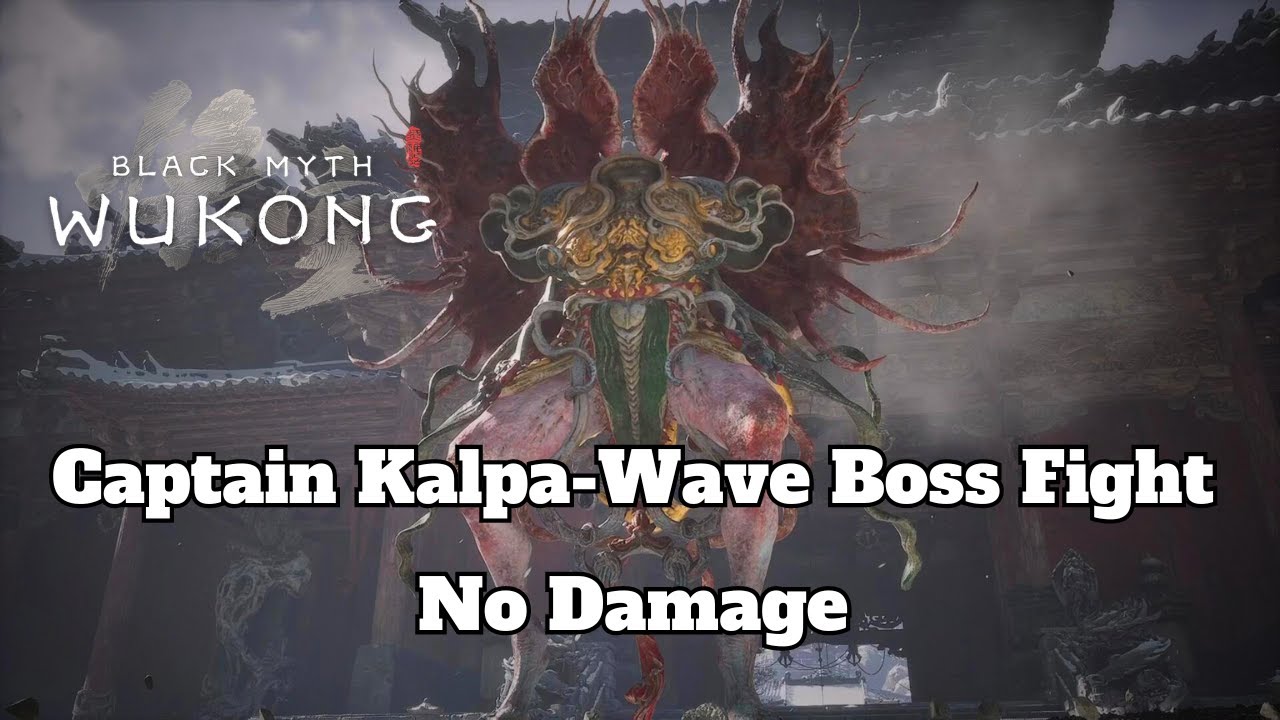Black Myth Wukong - Captain Kalpa-Wave Boss Fight [No Damage] - YouTube
