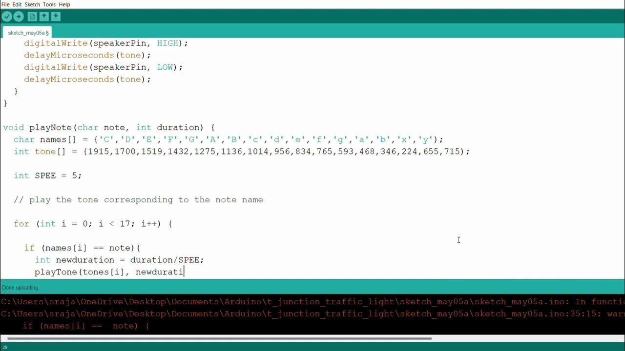 Arduino Project 5: 'Happy Birthday' Created by Trishanth Kumar - YouTube