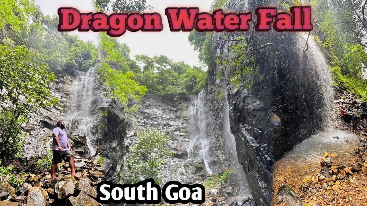 Dragon Water Fall | Place to visit in Monsoon | South Goa #vlog - YouTube