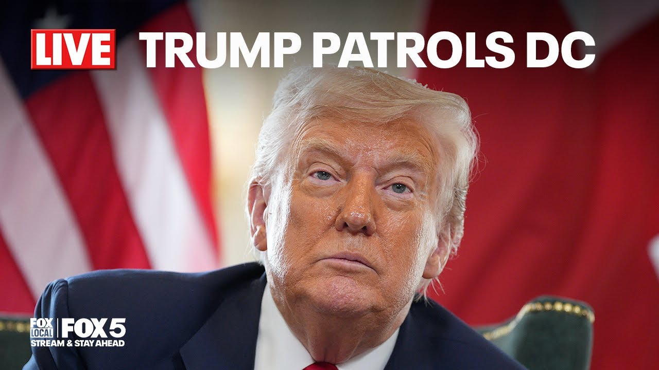 LIVE: President Donald Trump visits federal law enforcement officers in ...