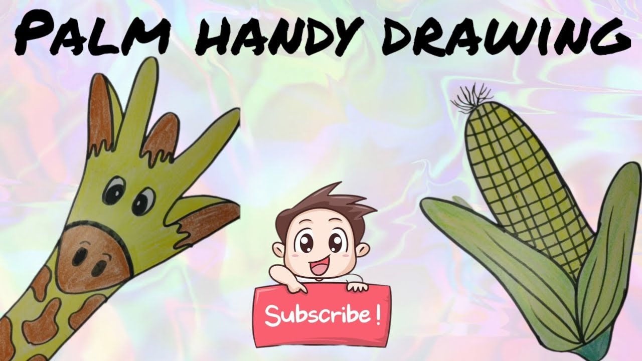 Palm Handy Drawings-1: Easy & Fun Art for All Ages | "Watch & Learn ...