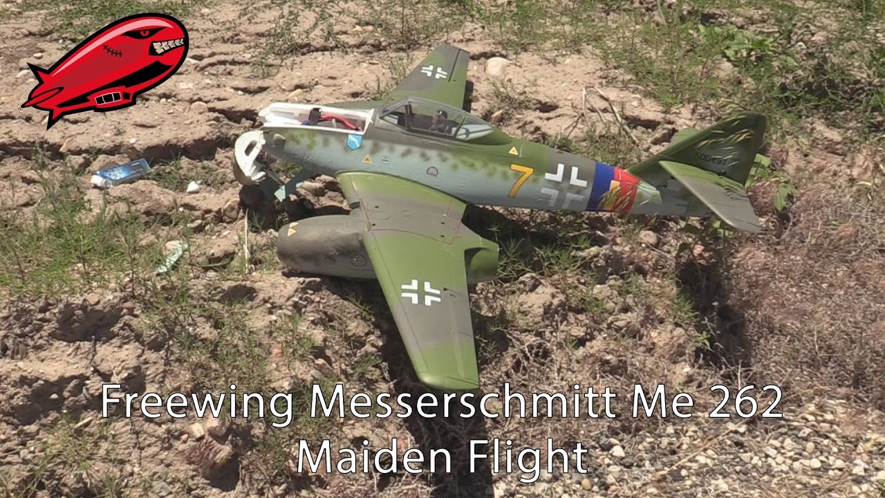 Freewing Messerschmitt Me 262 Maiden Flight Attempt - YouTube
