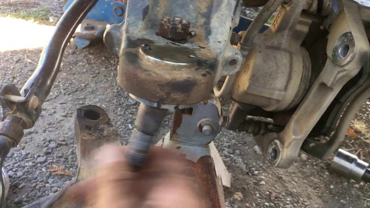 Blown out lower ball joint - YouTube