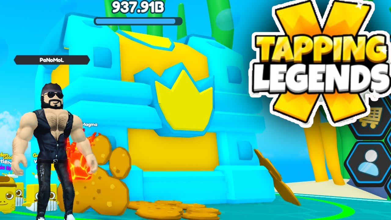 ROBLOX Tapping Legends X #1 เกมส์แท็บไม่ใช่เกมส์คลิ๊ก - YouTube