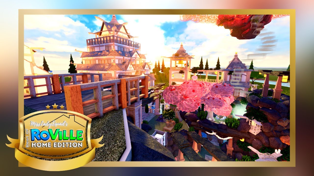 🏡 The Himeji palace by Hibiko || Best Of RoVille - Home Edition With ...