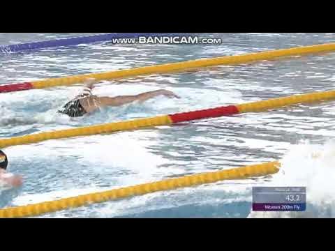 Lana Pudar - Zlatna medalja i evropski rekord 200m delfin, Evropsko prvenstvo juniori, Beograd ...