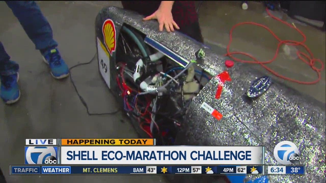 Students compete in Shell Eco-marathon - YouTube