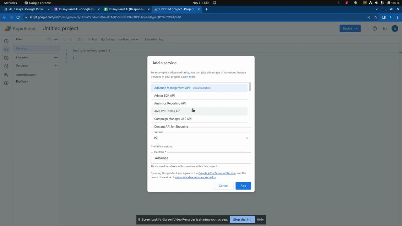 Build OpenAI and Google Workspaces to Control Prompts and Structure Output: Parts 1 and 2 - YouTube