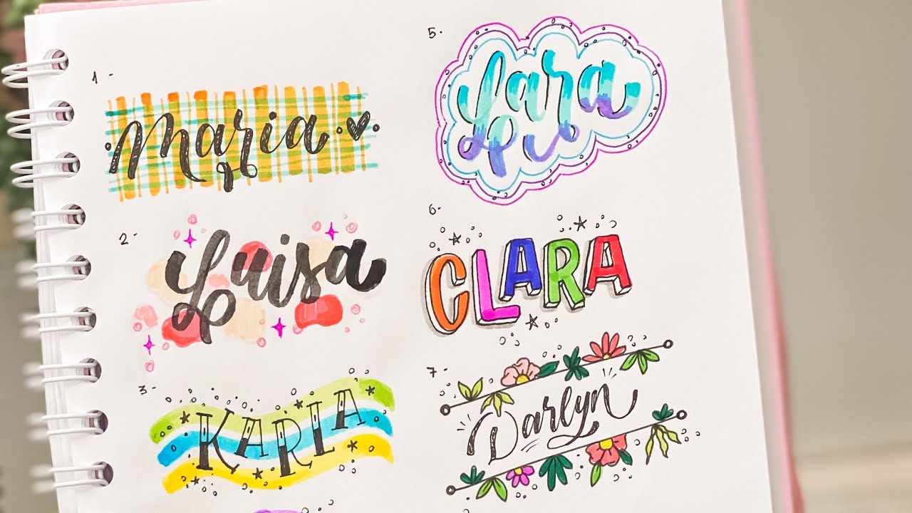 7 ideias incríveis de títulos com lettering + NOMES DE INSCRITOS ...