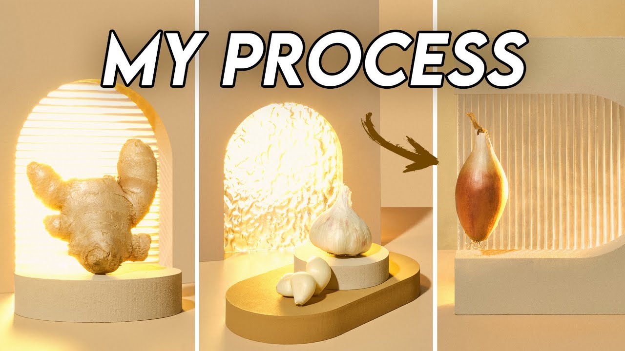 Using my new product photography props (studio bts) - YouTube