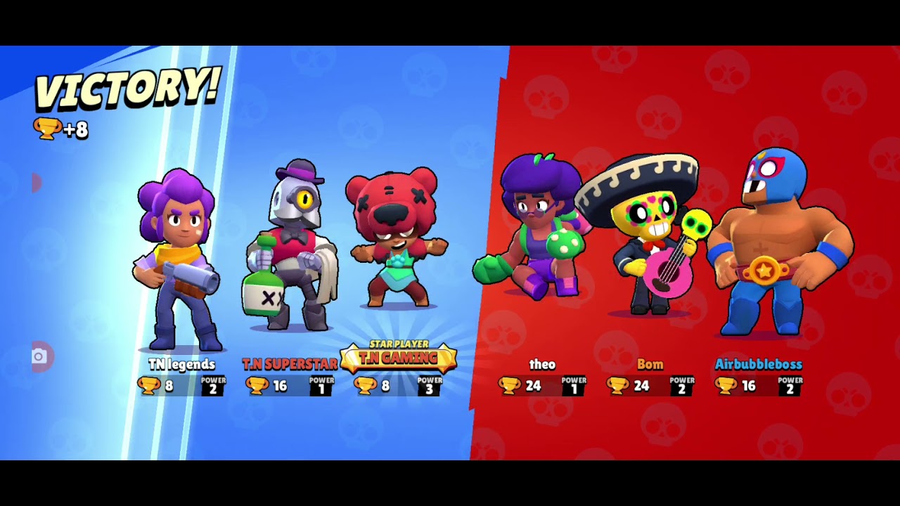 Brawl star playing with friends - YouTube