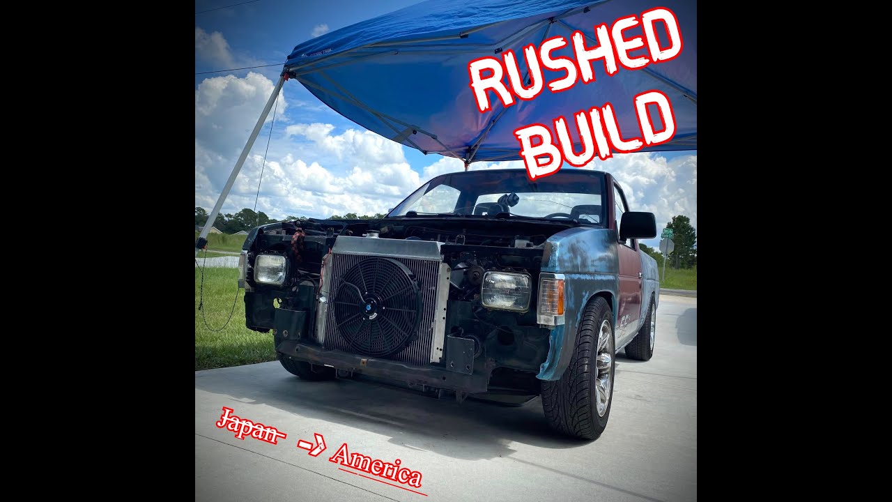 Nissan D21 Hardbody Build in 3 minutes - YouTube