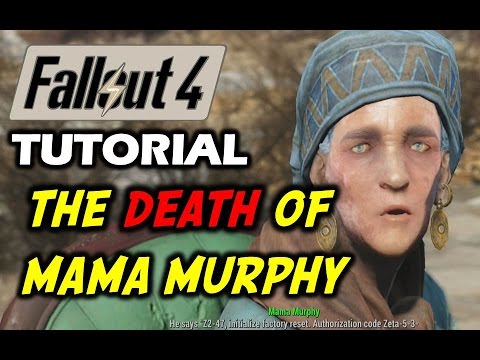 Fallout 4 Tutorial Mama Murphy Hints (Walk-Through/All Dialogue) - YouTube