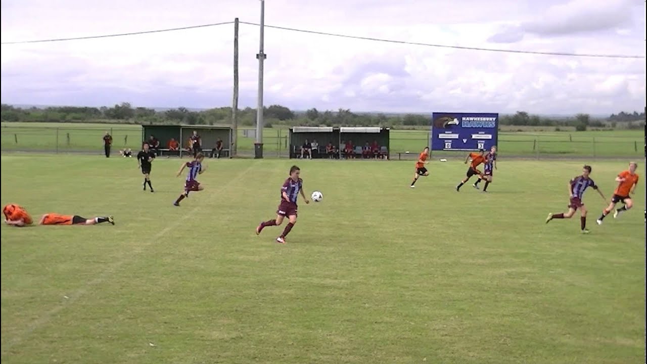 Spectacular Football Collision - YouTube